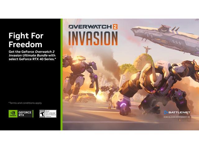 NVIDIA GeForce Overwatch 2 Invasion Bundle with Select GeForce RTX 40 ...