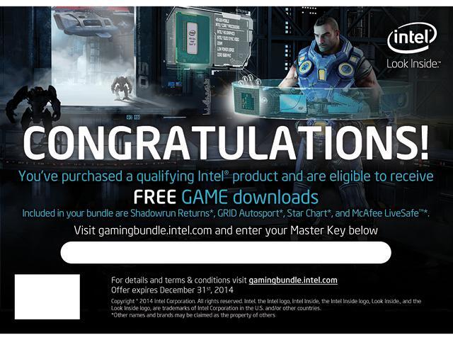 Intel Gaming Bundle - Newegg.com