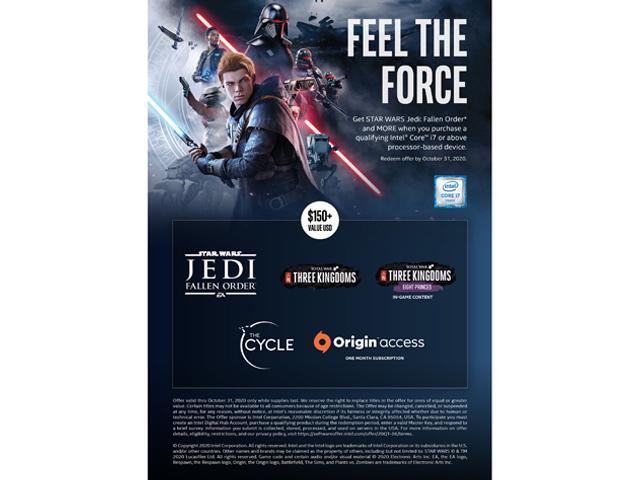 Intel Gift - Feel the Force (Redemption Expiration Date 10/31/20 ...