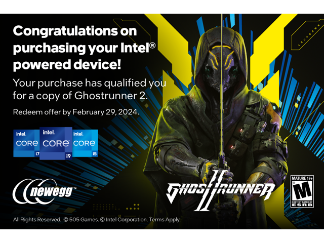 Intel Gift Game Code - Ghostrunner 2 - Newegg.ca