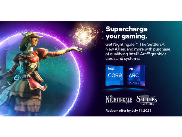 Intel Gift - Intel Arc Graphics Card Spring Play & Create Bundle - Newegg.com