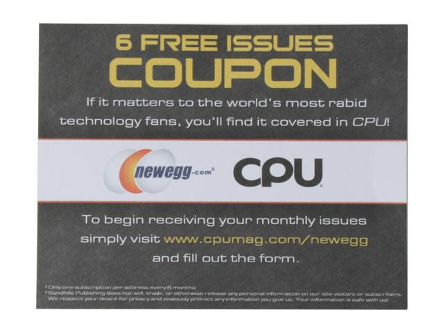 CPU Mag Gift - 6 issues of CPU Magazine - Newegg.com