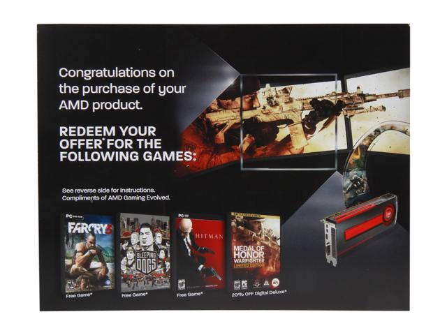 AMD Gift - 4-in-1 Game Coupon - Newegg.com