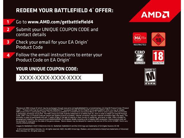 ASUS Gift - Battle Filed 4 Coupon - Newegg.com