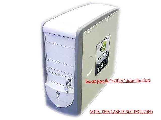 Open Box: Nvidia Graphics Sticker - Newegg.com