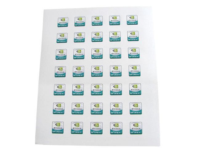 NVIDIA nFORCE Sticker Sheet - Newegg.com