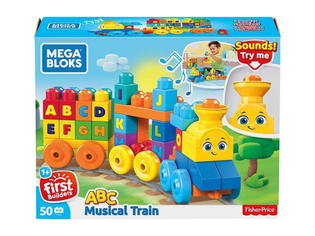Mega Bloks ABC Musical Train Building Set, 50 pieces - Newegg.com