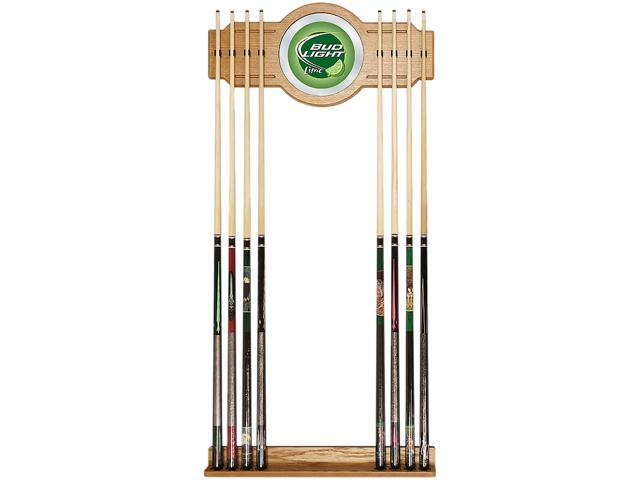 Trademark AB6000-BLLIME Bud Light Lime Billiard Cue Rack, Oak - Newegg.com