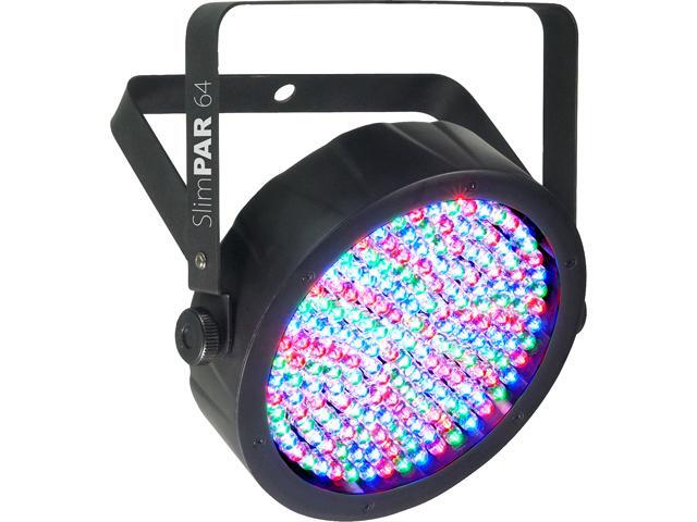 Chauvet Slim Par 64 LED RGB DMX Par Can LED Stage Color Changer & Color ...