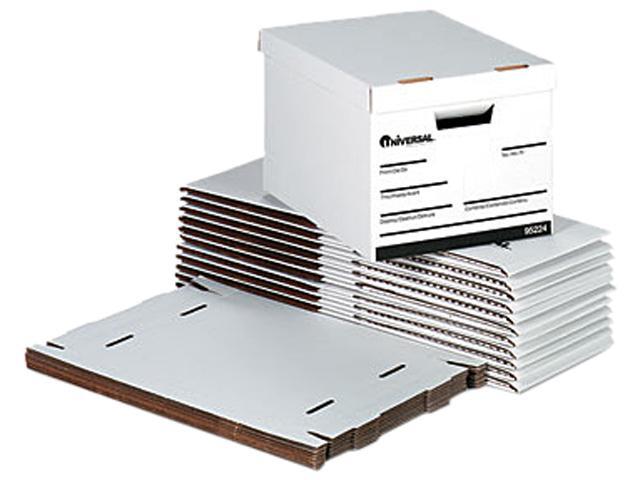Universal 95224 Quick Set-Up Lift-Off Lid Box Ltr/Lgl Fiberboard 12 x ...