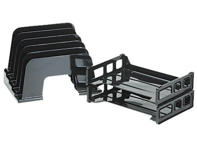 Officemate Incline Sorter 2 Trays 5-Compartments Plastic 9.12w x 13.5d ...