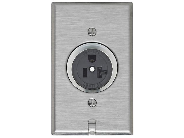 Leviton 071-05361-0CH 20 Amp Industrial Clock Hanger Receptacle ...