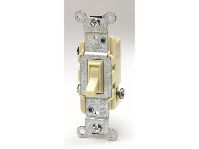 Leviton Ivory Commercial Grade 4-Way AC Quiet Switch Toggle - Newegg.com