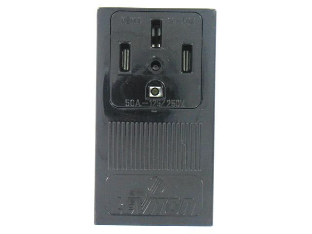 Leviton 061-55050 Industrial Grade Straight Blade Surface Mount ...
