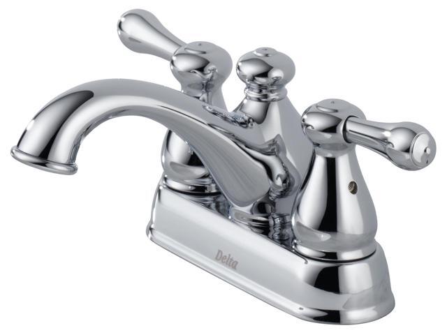 2 Lev Lav Chrome Lead Free Delta Faucet Co Delta Lavatory Double Handle ...