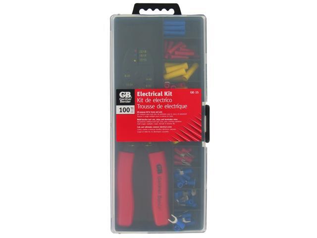 GB Gardner Bender GK-15N 100 Piece Insulated Terminal & Crimping Tool ...