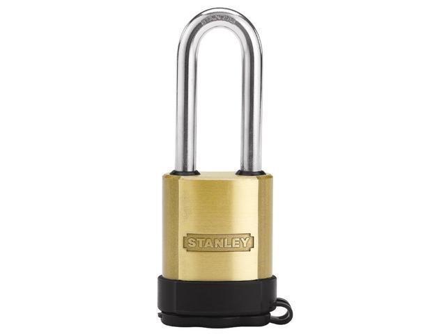 2-1/2" Shackle 2" And 50-Mm All-Weather Solid Brass Security Lock ...