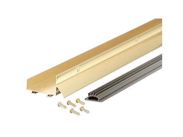 M-D BUILDING PRODUCTS 36" Bright Gold Aluminum & Vinyl Door Bottom Drip ...