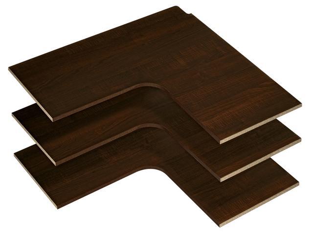 Easy Track RS3003-T Easy Track 3 Count Corner Shelves - Newegg.com