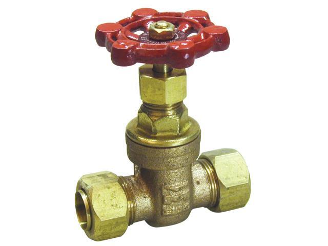 Mueller Industries 100-804NL 3/4" Low Lead Compression Gate Valve ...