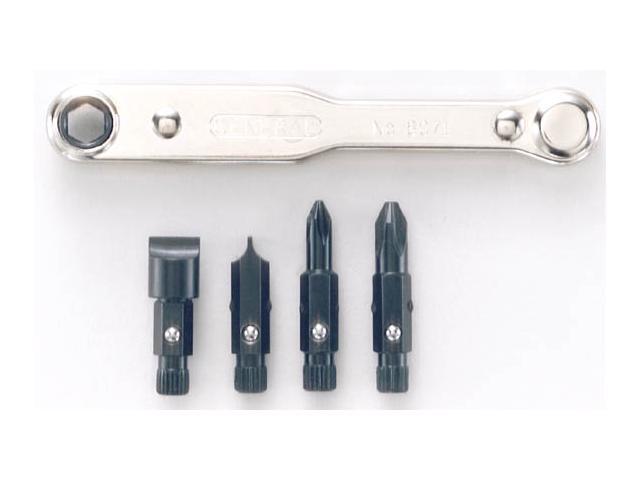 GENERAL TOOLS 5 Piece Slotted & Phillips Ratchet Offset Screwdriver Set ...