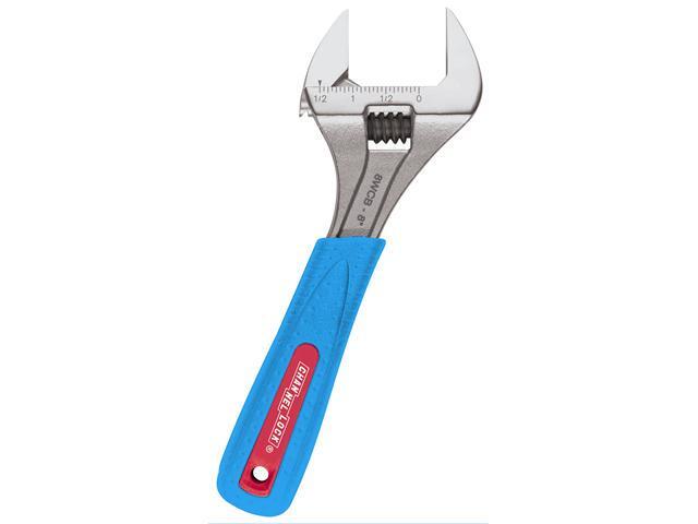 Channellock 8" Code Blue Wide Adjustable Wrench - Newegg.com
