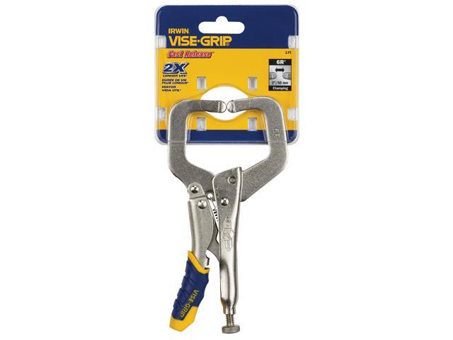 Irwin Vise Grip 17T 6" Fast Release™ Locking C-Clamps With Regular Tips ...