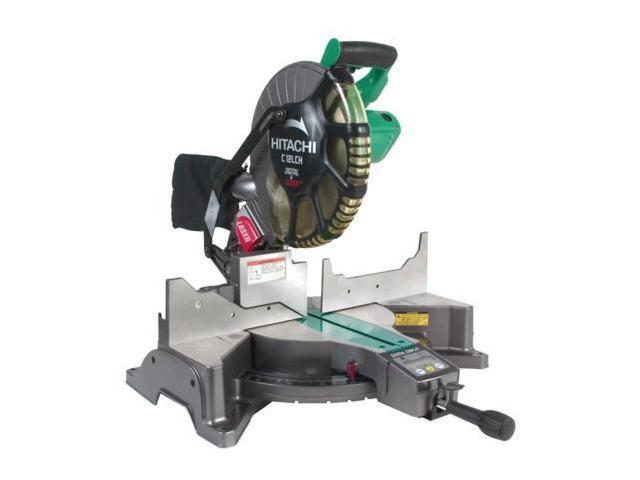 Hitachi Power Tools C12LCH 12" Compound Miter Saw With Digital Display ...