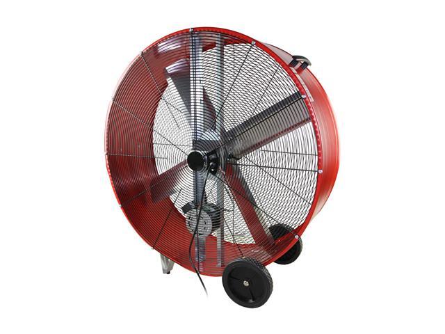 Ventamatic BF36BD RED 36-Inch 2-Speed Red High Velocity Belt Drive Drum ...