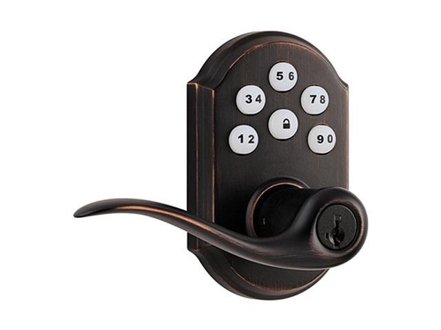 Kwikset 912 Z-Wave SmartCode Electronic Touchpad w/ Tustin Lever, Works ...