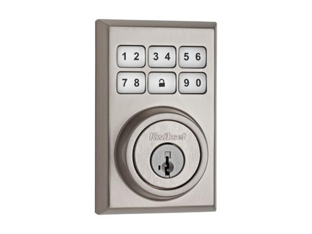 Kwikset SmartCode 910 Contemporary Z-Wave Deadbolt, Works w/ Amazon ...