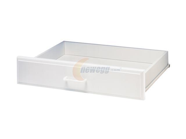 Easy Track RD2504 4 in. Closet Deluxe Drawer, White - Newegg.com