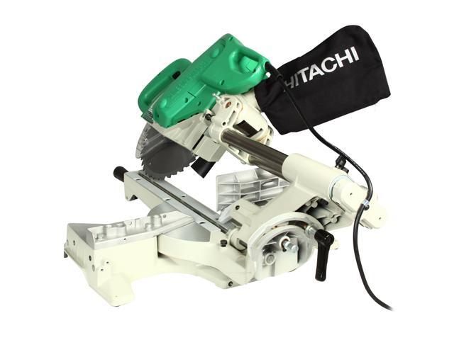 Hitachi C10FSB 10" Sliding Dual Compound Miter Saw - Newegg.com