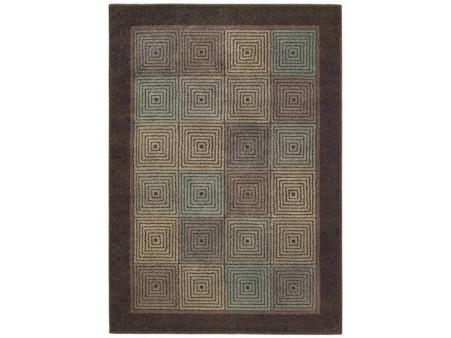 Shaw Living Origins Rhythm Area Rug Earthen Brown 5'5" x 7'8 ...