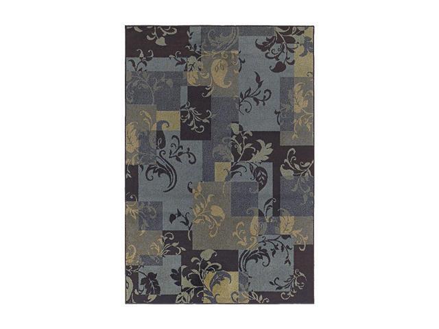 Shaw Living Concepts Idyll Area Rug Blue 5'3" x 7'10" 3V73207400 ...