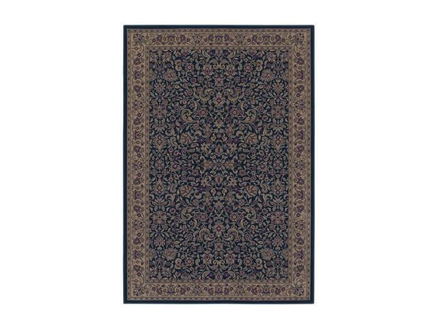 Shaw Living Woven Expressions Gold Florentine Area Rug Ebony 3'11" x 5 ...