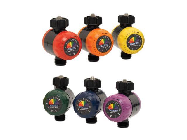 Dramm 6 Piece Display Assorted Colors Colorstorm Watering Timers ...