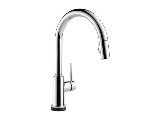 DELTA 9159T-DST Single Handle Pull-Down Kitchen Faucet Featuring ...