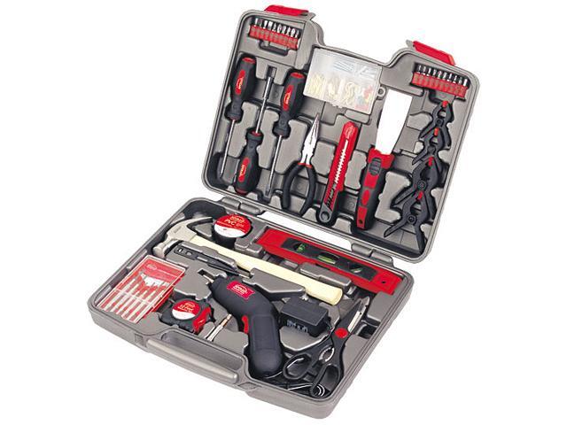 Apollo Precision Tools 144 Piece Household Tool Kit with 4.8V Cordless ...