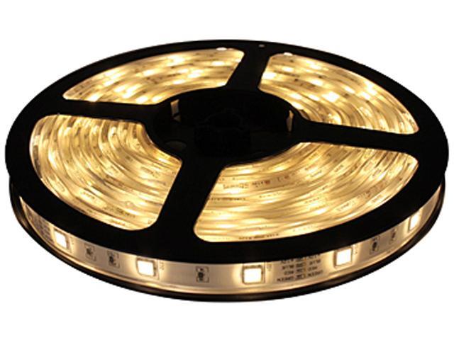 HitLights Weatherproof Warm White SMD3528 LED Light Strip - 300 LEDs ...