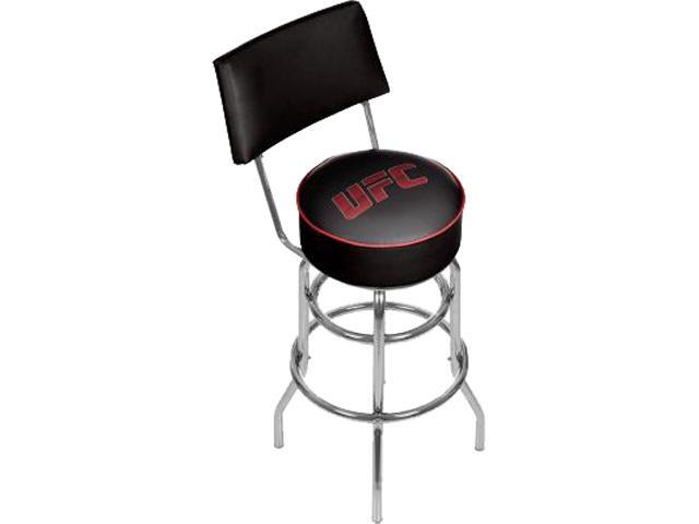 Trademark UFC Padded Swivel Bar Stool with Back - Newegg.com