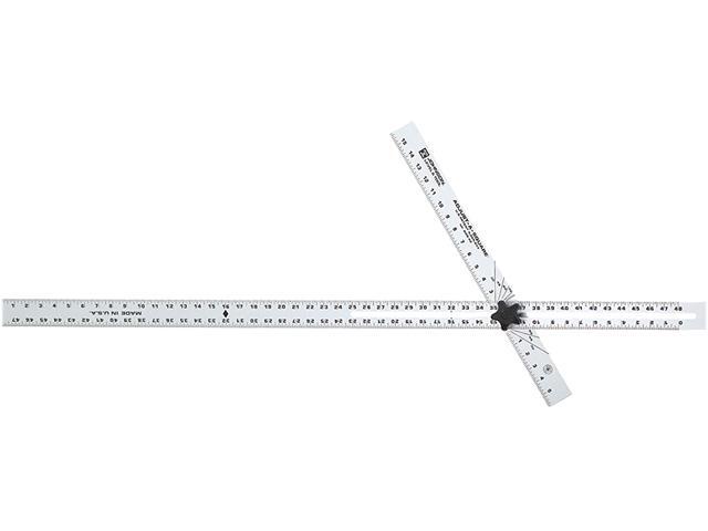 Johnson Level ADS54 54" Adjust-A-Square Heavy Duty Aluminum Adjustable ...
