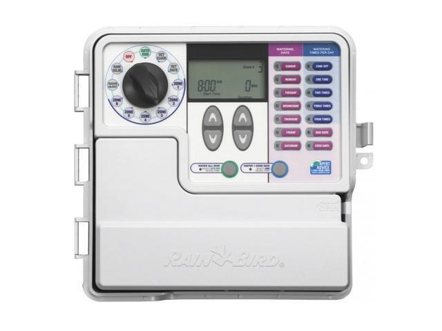 Home & Garden Rain Bird 6-Station Indoor Simple-To-Set Irrigation Timer ...