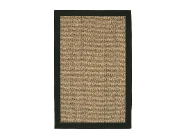 Mohawk Home Raffia Reed Black/Gold 60"X96" Rug Brown 5' x 8' 6339 12190 ...