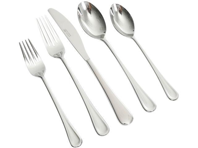 Gibson Elite York 20 Piece Flatware Set, Silver - Newegg.com