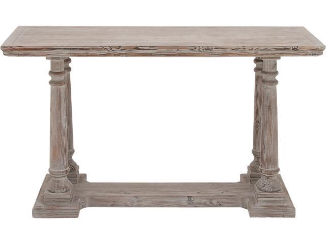 Cedar Crest 305304 Light Brown Rustic Wood Console Table - Newegg.com