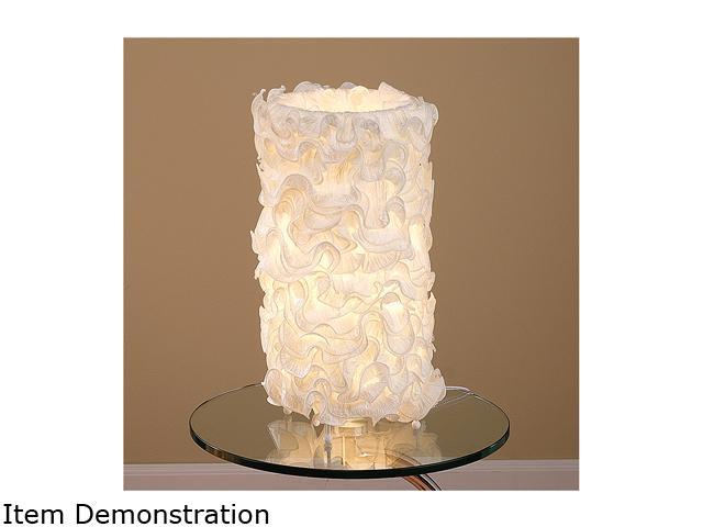 LumiSource Lace Table Lamp Ivory - Newegg.com