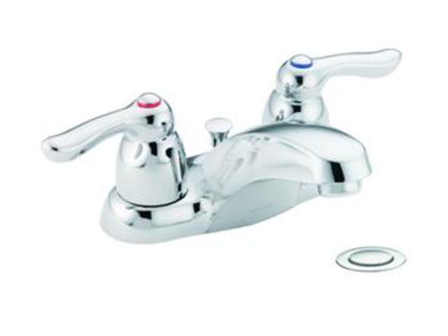 Moen CA4925 Euro Modern Chateau Two Handle Low Arc Lavatory Faucet with ...
