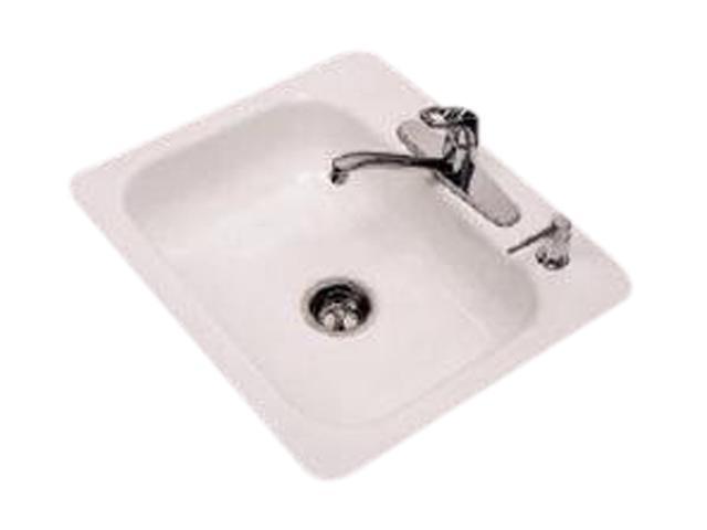 Bootz BTZ03129510K Topaz II Single Bowl Enameled Sink, White - Newegg.com