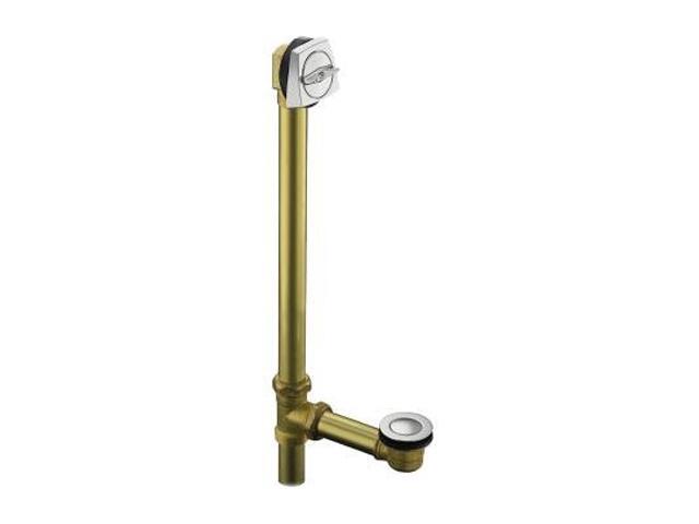 KOHLER K-7163-PB Clearflo 1-1/2" Adjustable Pop-up Drain for Greek Bath ...